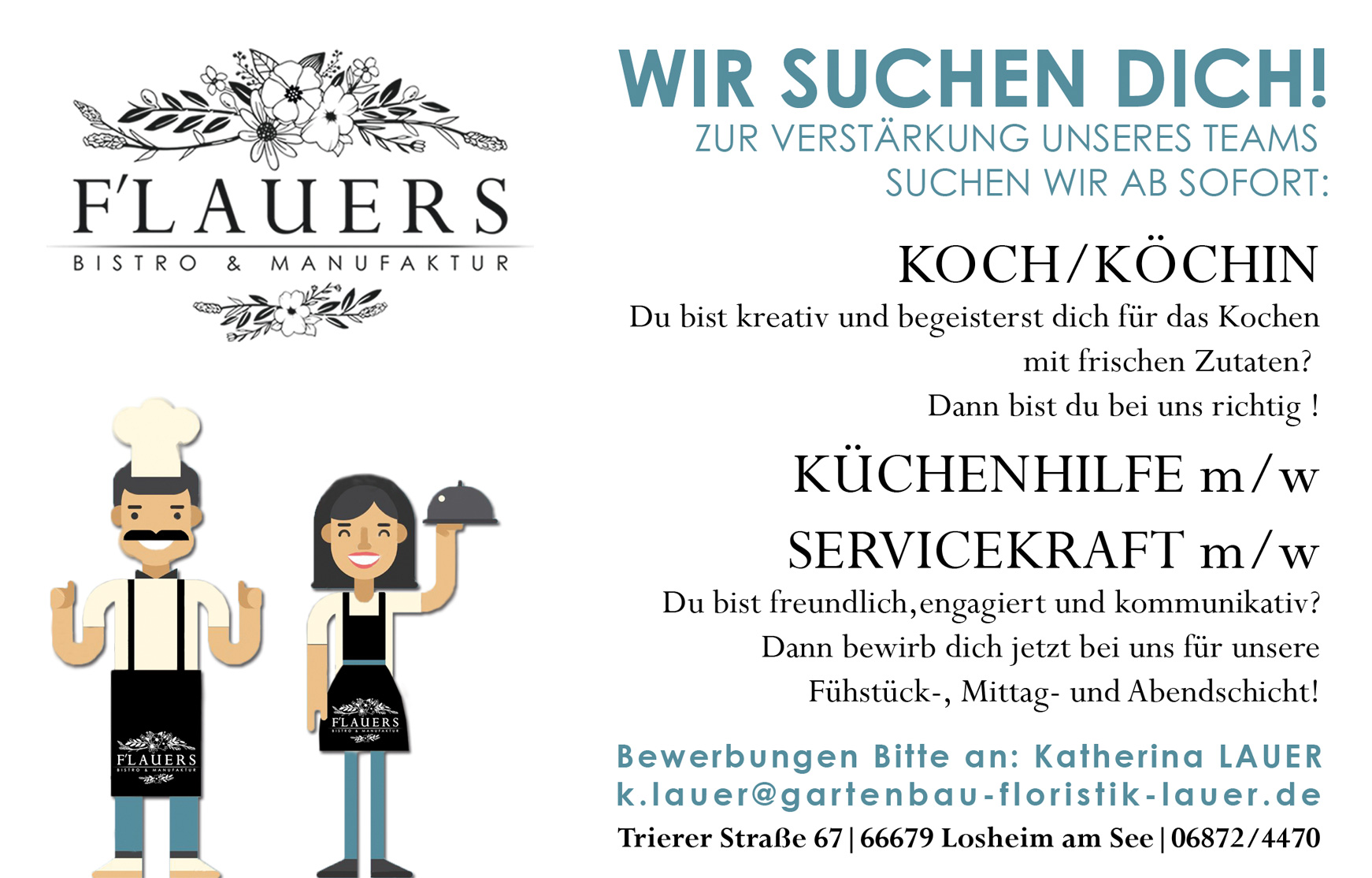 Flauers Bistro & Manufaktur - Über uns